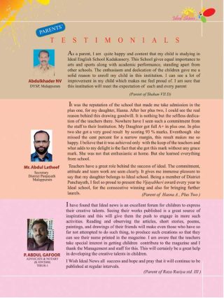 Testimonials – Ideal International Institute of Education